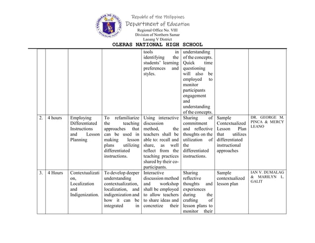 TRAINING DESIGN FOR INSET 2023.docx