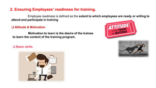Training designing process of an organization | PPT