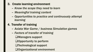 Training design process | PPTX