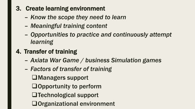 Training design process | PPTX