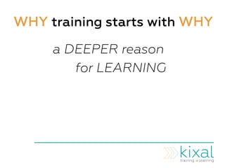 Designing Training Starts with Why | PDF