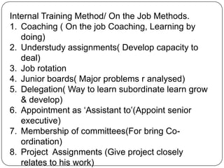 Training & development | PPT