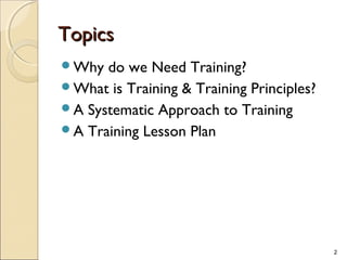 Training development | PPT