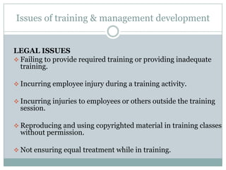 Training & development | PPTX