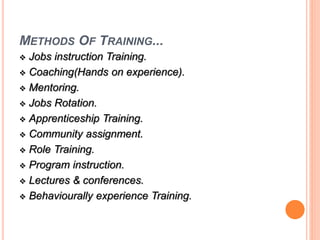 Training & development | PPT
