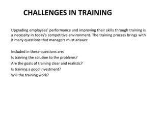 Training & development | PPT