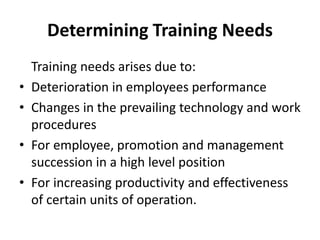 Training & development | PPT