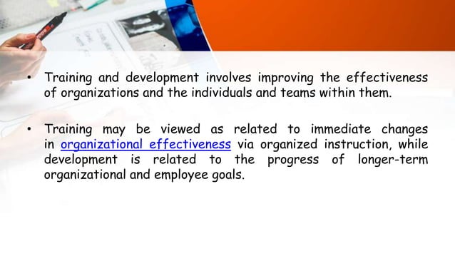 Training & development | PPTX
