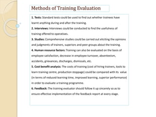 Training & Development | PPT