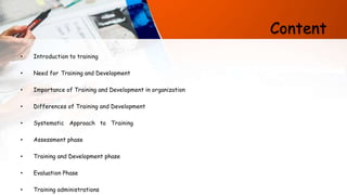 training & development | PPTX