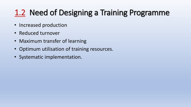 Training & Development - Designing a training program - key factors, strategies & challenges ...