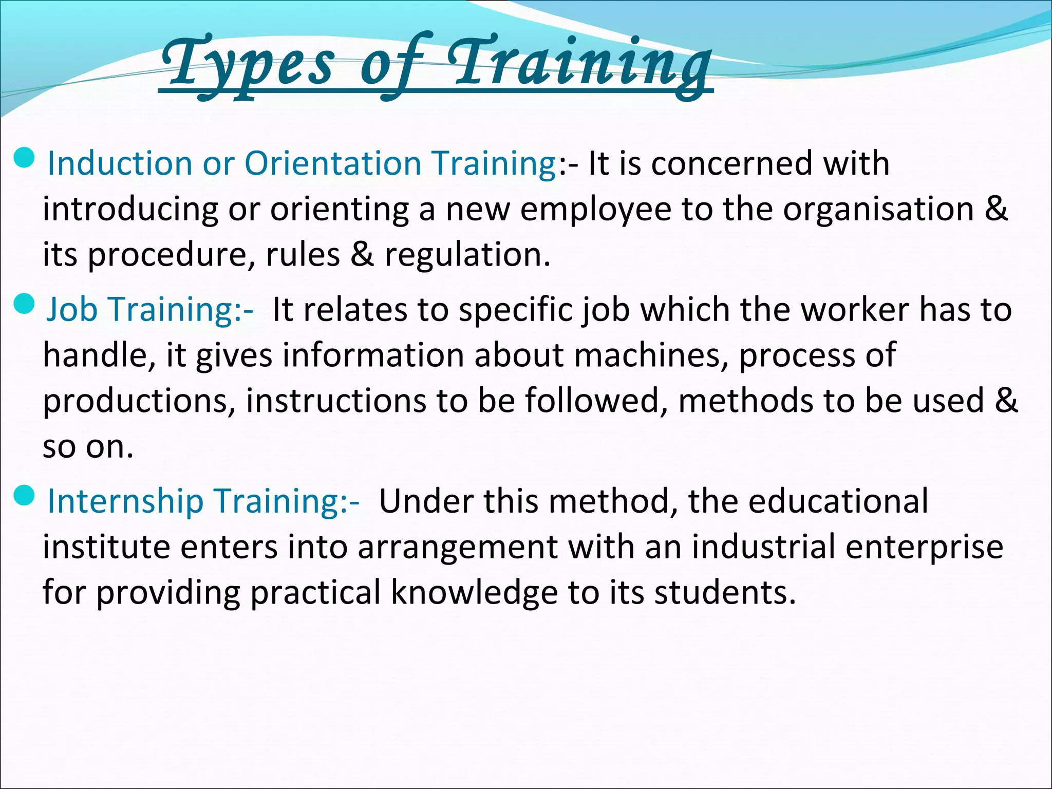 Training & development | PPT
