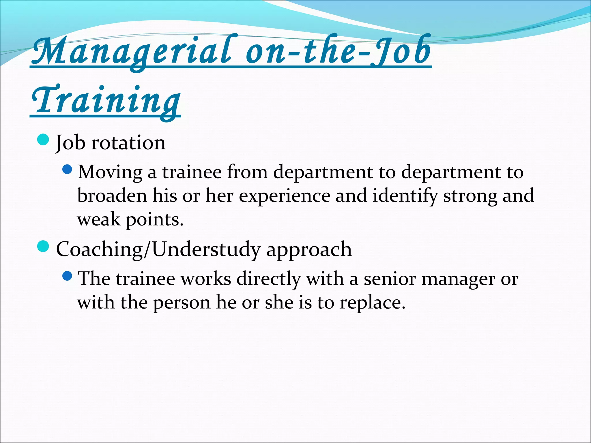 Training & development | PPT