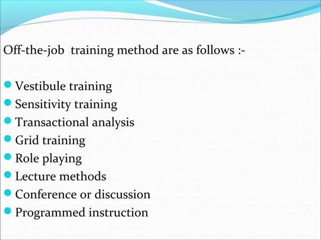 Training & development | PPT