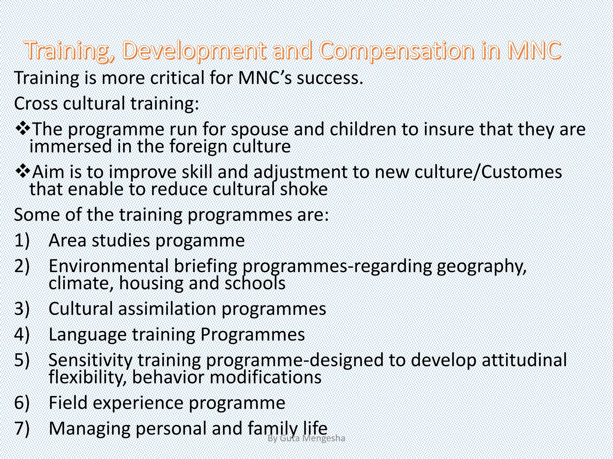 Training, development and compensation in mnc | PDF