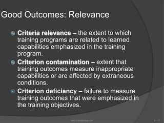 Training & development evaluation | PPSX