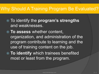 Training & development evaluation | PPSX