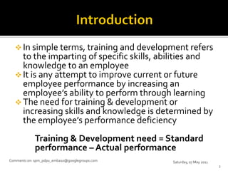 Training & Development | PPT