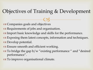 Training and Development | PPTX