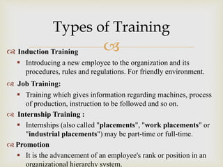 Training and Development | PPTX
