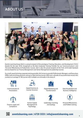 Aventis Training directory 2020 (update) | PDF