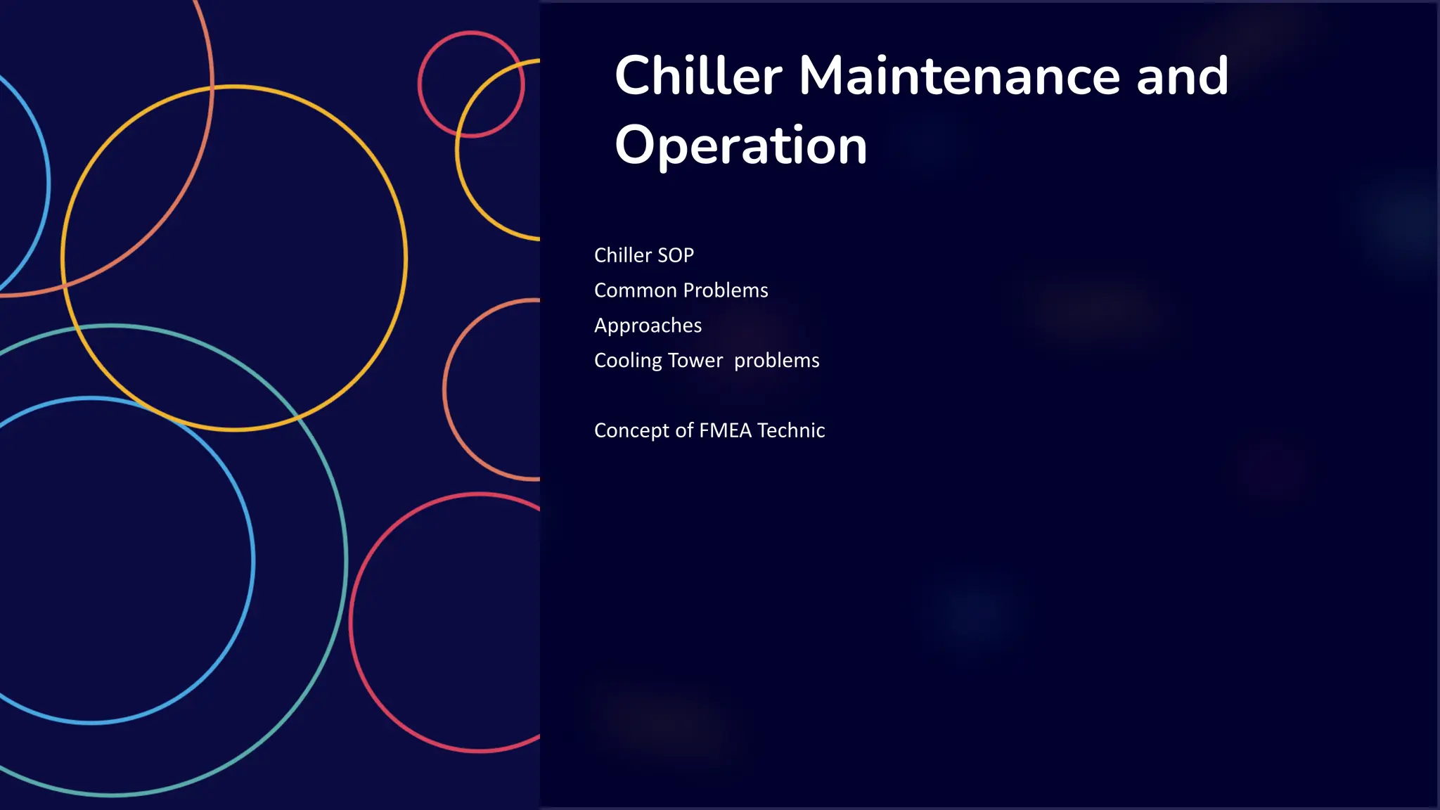 Training & Discussion Session for Critical Environment Management Part ...
