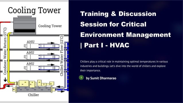 Training & Discussion Session for Critical Environment Management Part I HVAC Systems in ...