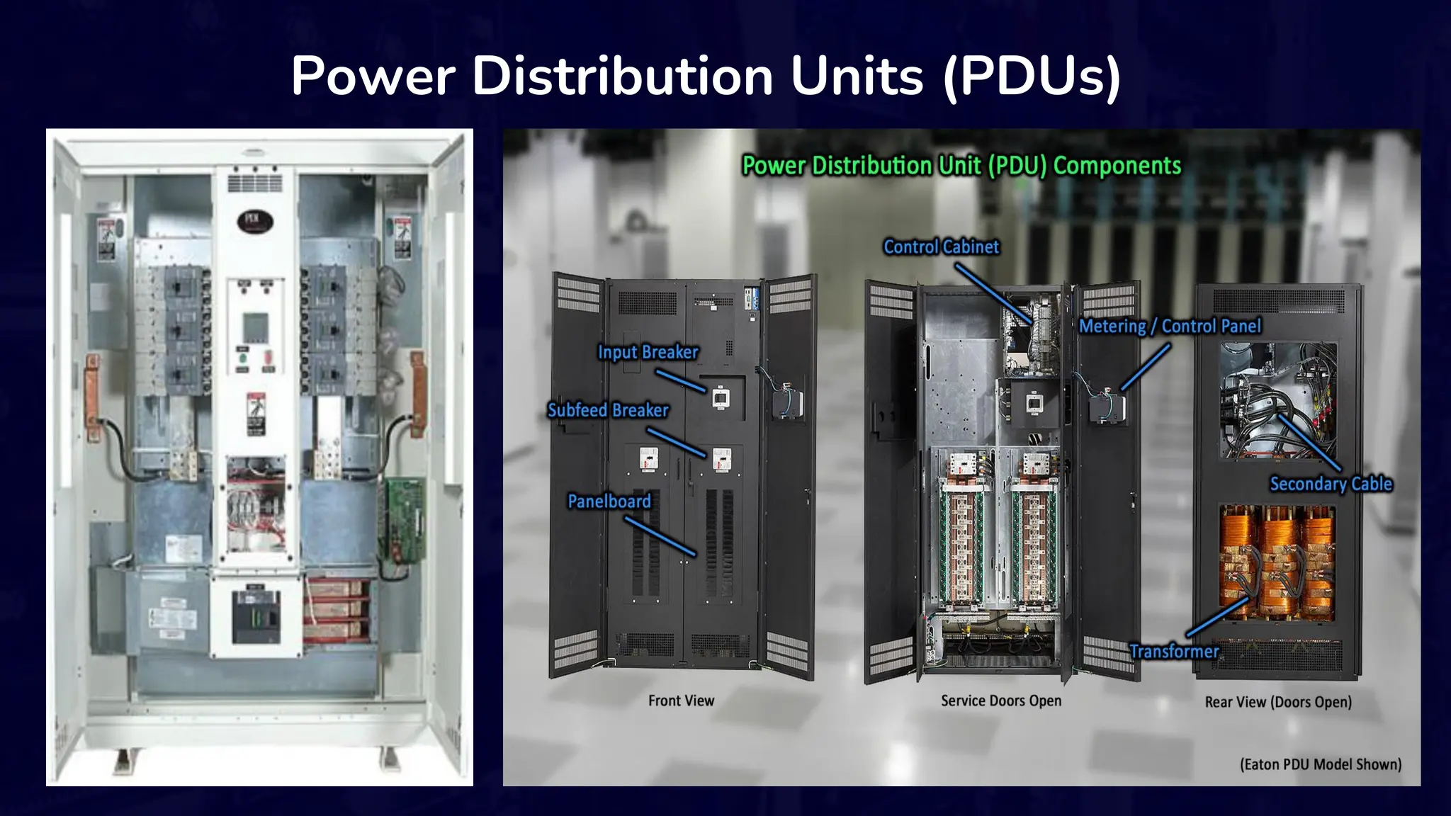 Training & Discussion Session for Critical Environment Management Part II Electrical Systems ...