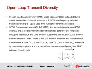 Training document e ran2.2_lte tdd system multiple antenna techniques(mimo and beamforming ...