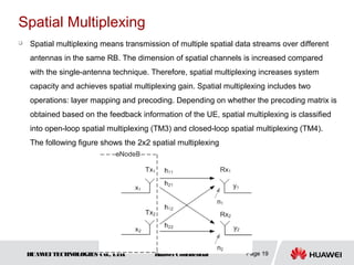Training document e ran2.2_lte tdd system multiple antenna techniques ...