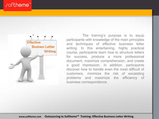 Training: Effective Business Letter Writing | PPT