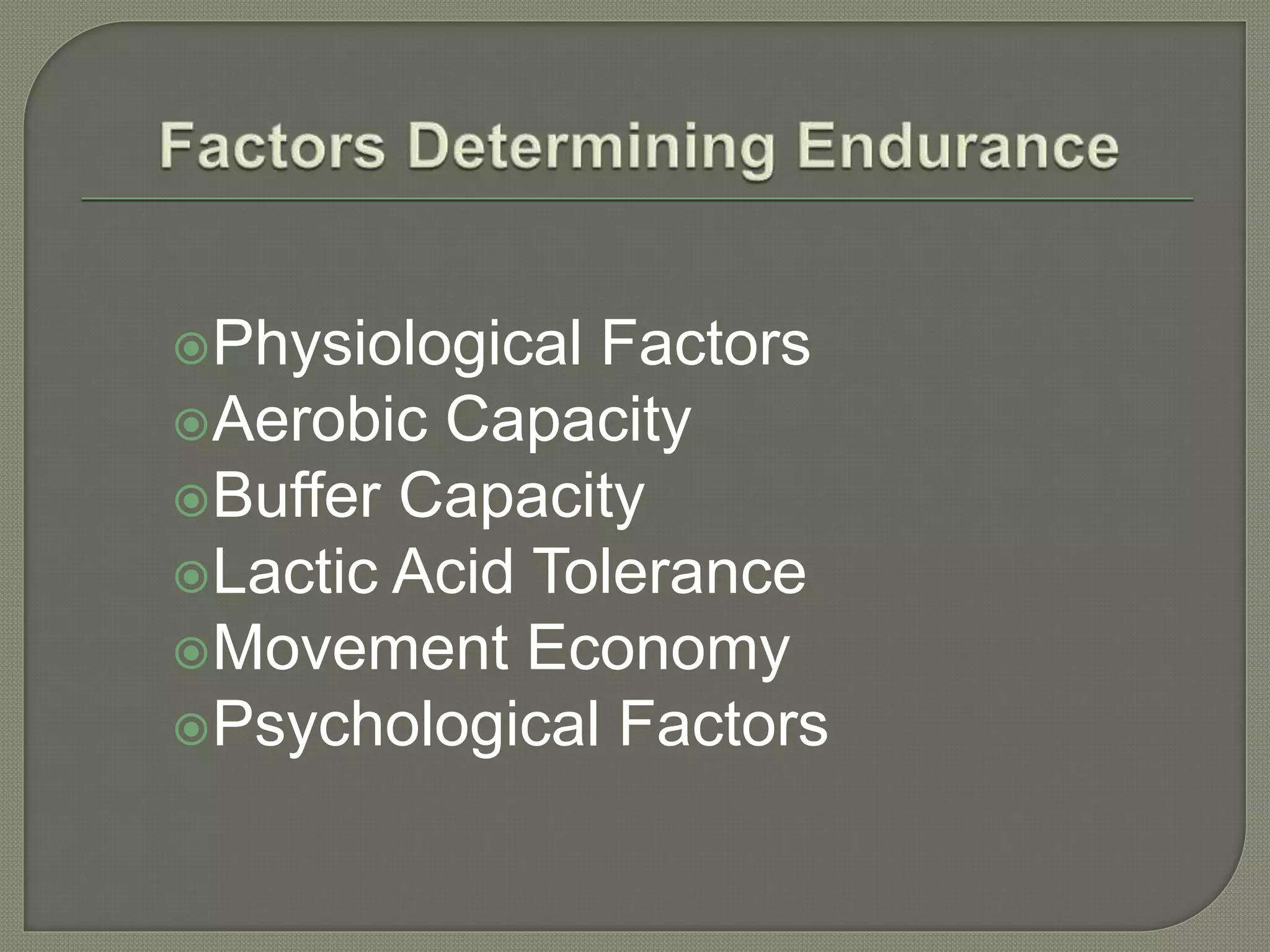 Mean and Methods of Endurance Development | PPTX