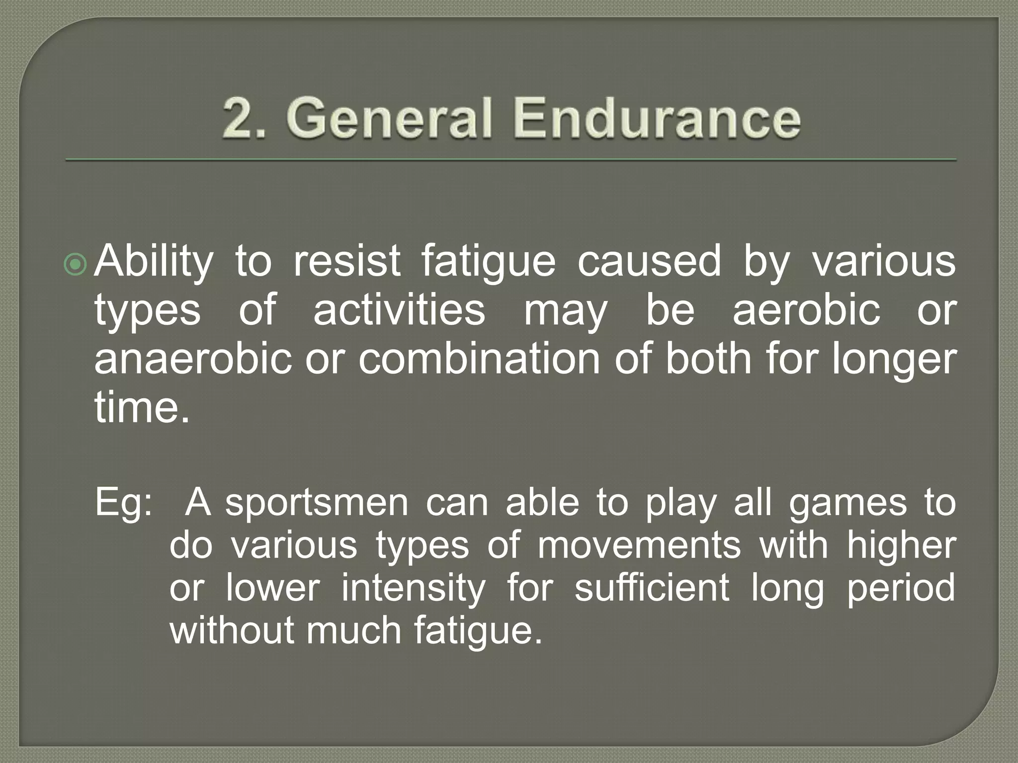 Mean and Methods of Endurance Development | PPTX