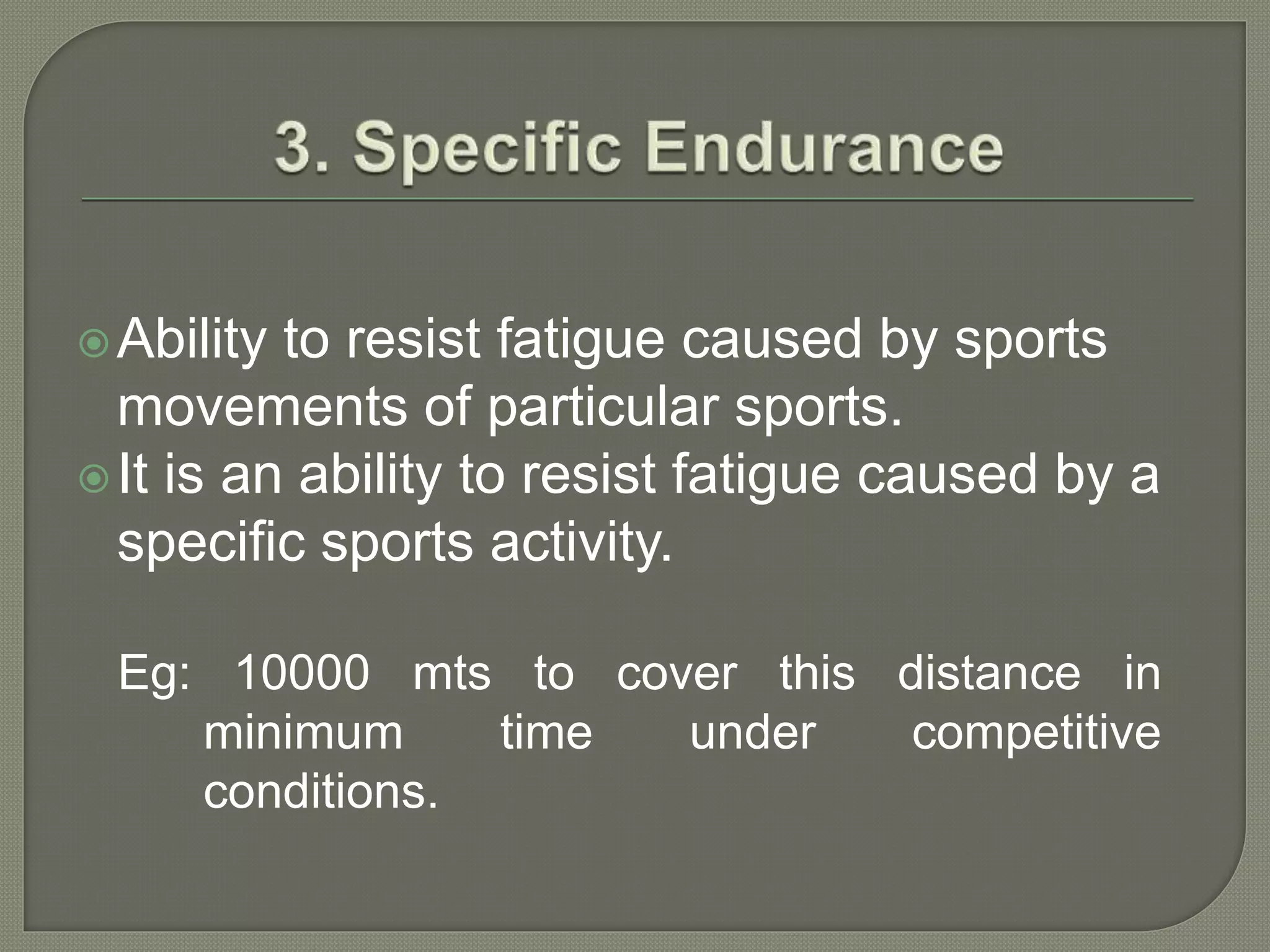 Mean and Methods of Endurance Development | PPTX