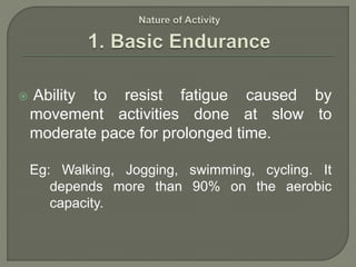 Mean and Methods of Endurance Development | PPTX