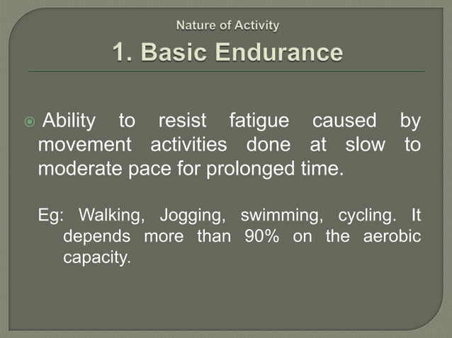 Mean and Methods of Endurance Development | PPTX | Running and Jogging ...