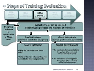 Training evaluation | PPSX