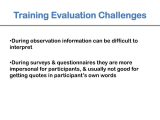Training Evaluation | PPTX