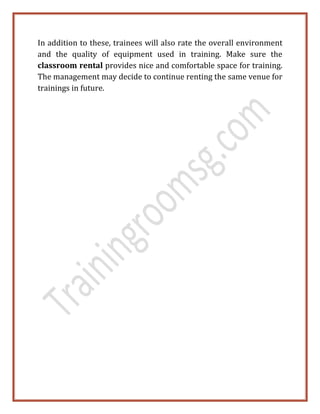 8 Professional Tips to Conduct Effective Training Sessions | PDF