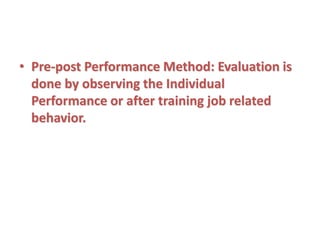 Training Evaluation | PPTX