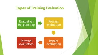 Training evaluation | PPT