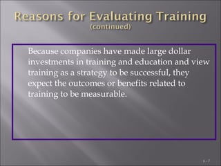 Training evaluation ppt 6 | PPT