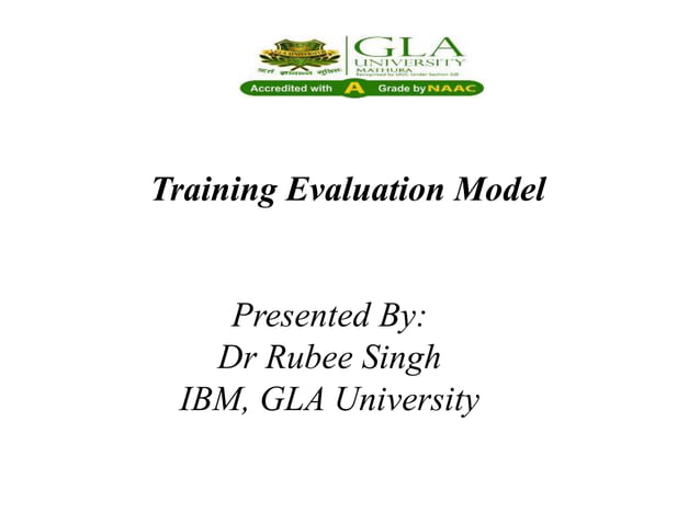 Training Evaluation Model.pptx