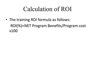 Training evaluation models | PPTX