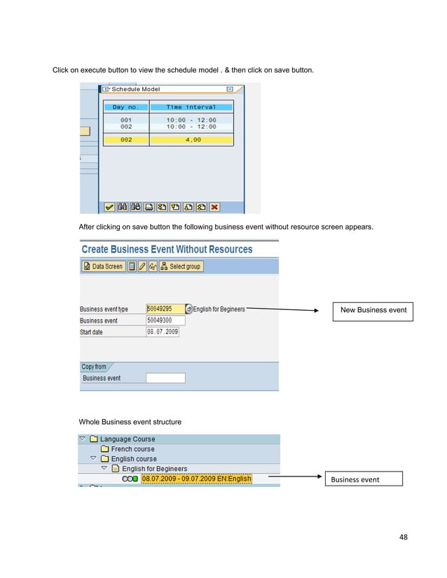 SAP HR: Training & event management | DOCX