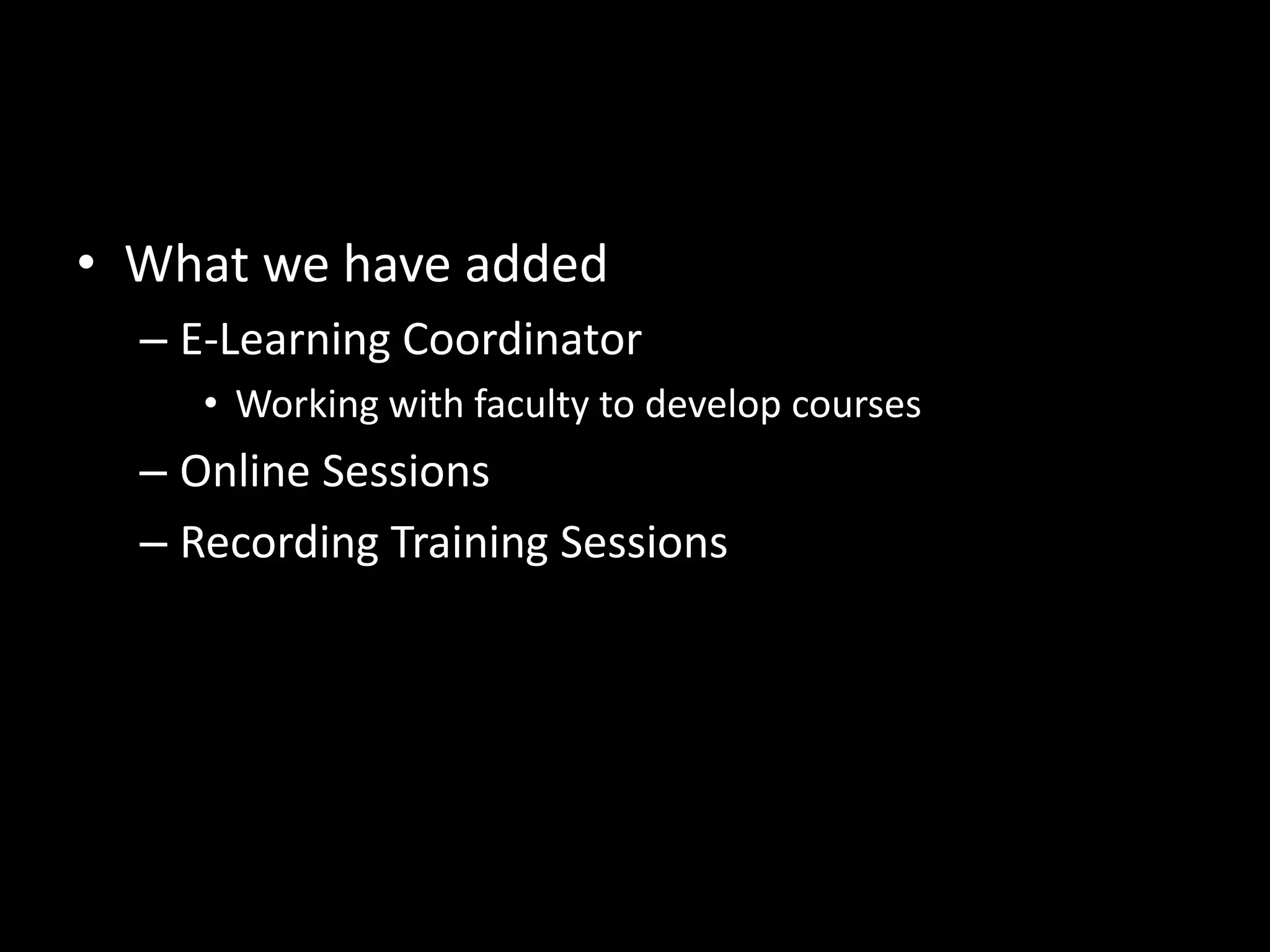Training events @ ASU | PPT