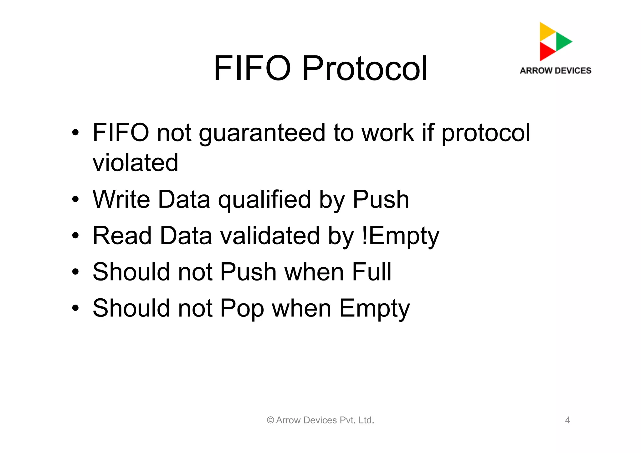 FIFO Design | PDF