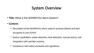 TRAINING AND GUIDE FOR FIRE ALARM SYSTEM | PPT