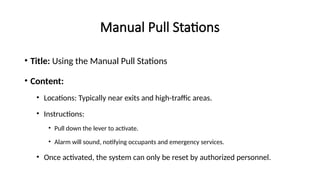 TRAINING AND GUIDE FOR FIRE ALARM SYSTEM | PPTX