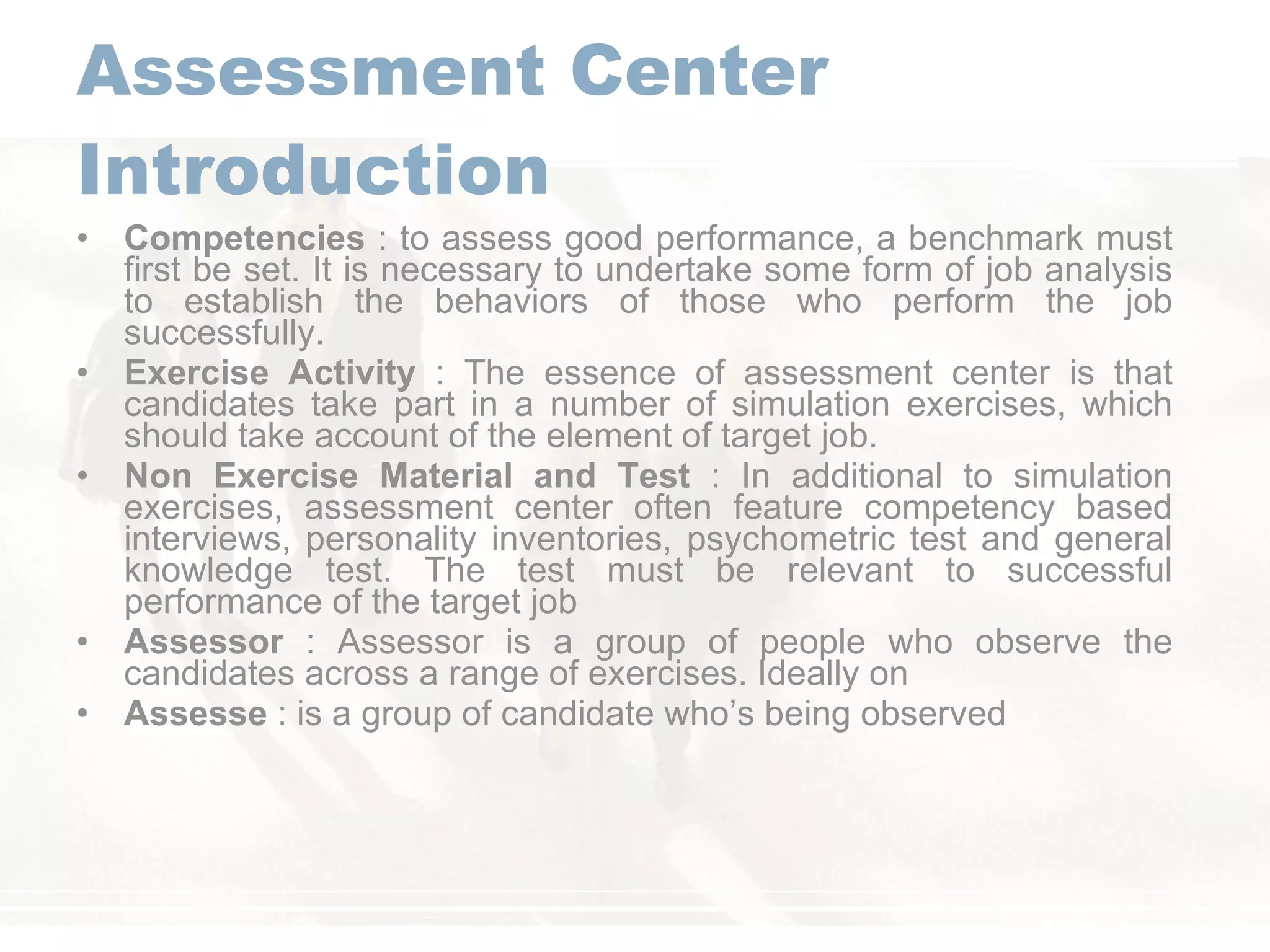 Training For Assessor | PPT